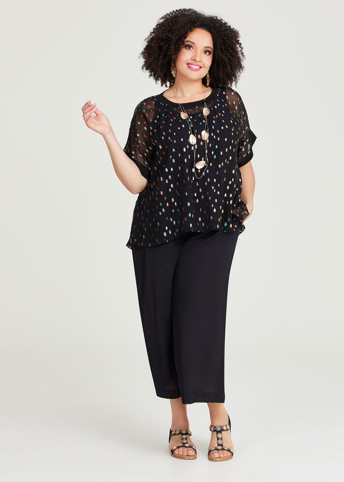 Shop Plus Size Summer Glow Top, Black | Taking Shape AU