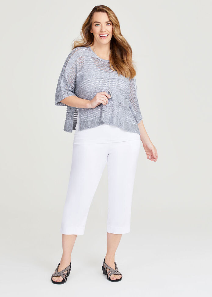 Plus Size Pointelle Sparkle Over Top | Sizes 12-30 | Taking Shape