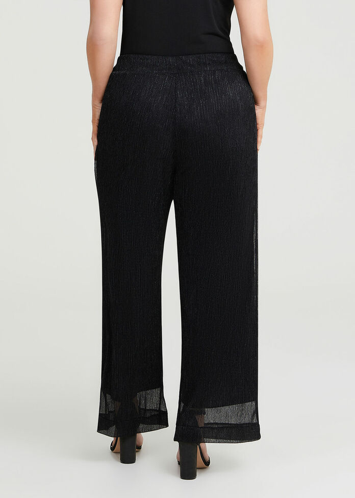 Shop Plus Size Shimmer Cocktail Pant, Black | Taking Shape AU