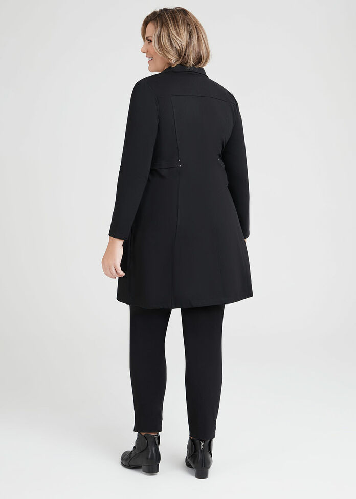 Shop Plus Size Lia Bamboo Ponte Jacket, Black | Taking Shape AU