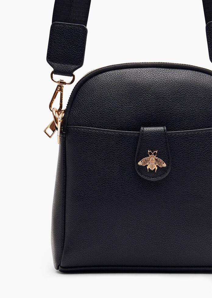 Shop Bee Crossbody Bag in Black | Accessories | Taking Shape AU