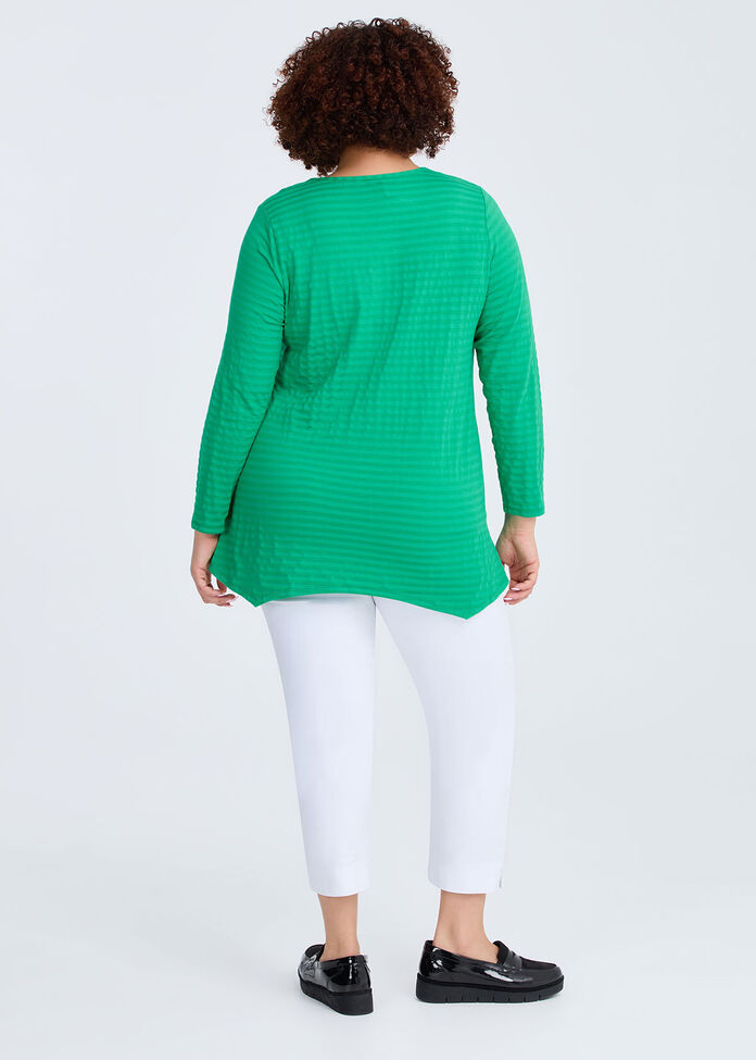 Shop Plus Size Natural Brianna Stripe Top, Stripes | Taking Shape NZ
