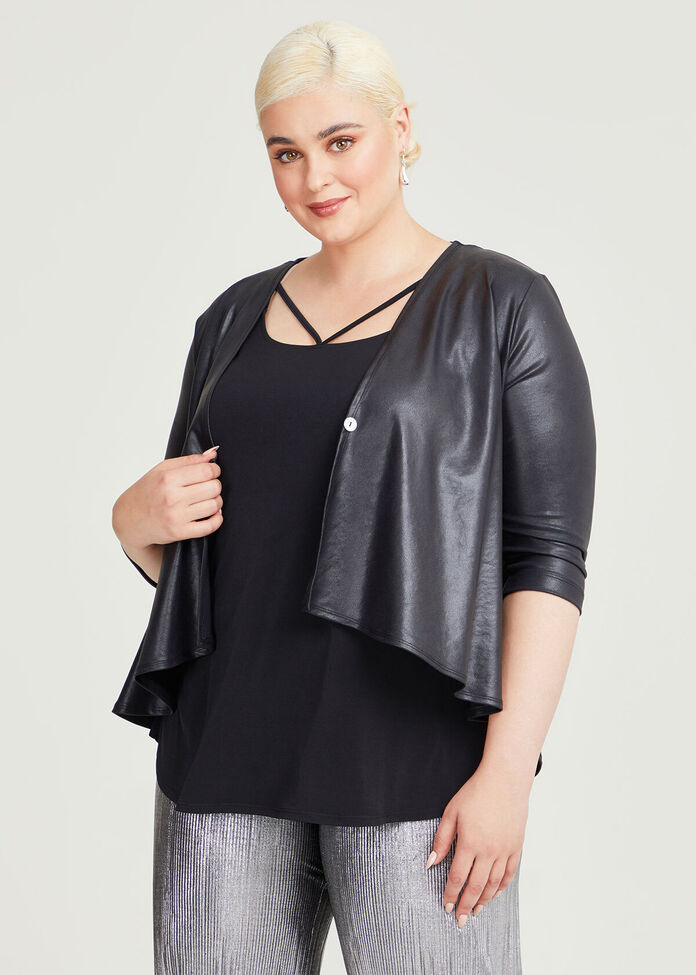 Shop Plus Size Nancy Cardigan in Black | Taking Shape AU