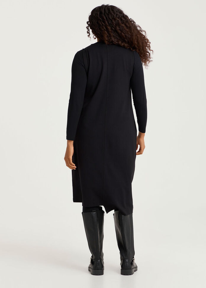 Shop Plus Size Ponte Horizon Tunic, Black | Taking Shape NZ