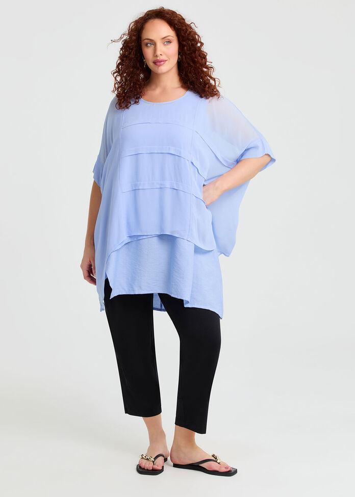 Shop Plus Size Natural Layering Sleeveless Top, Purple | Taking Shape NZ