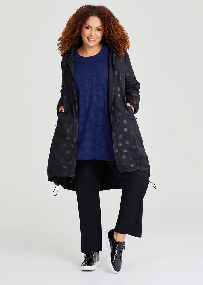 Shop Plus Size Spot Puffer Jacket Black, Black | Taking Shape AU