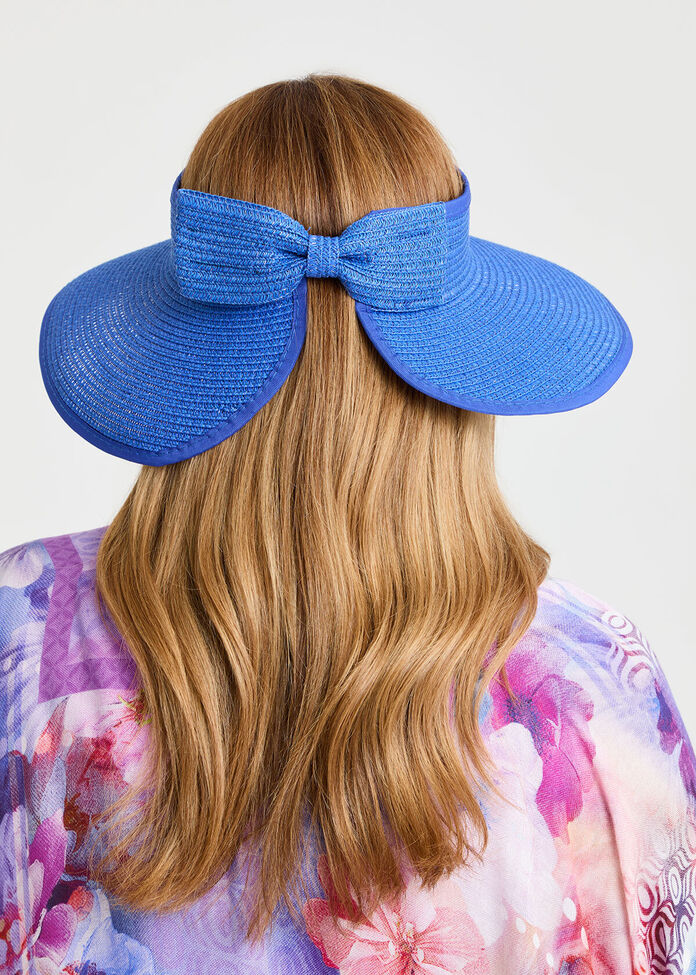Shop Roll Up Travel Visor in Blue | Accessories | Taking Shape NZ