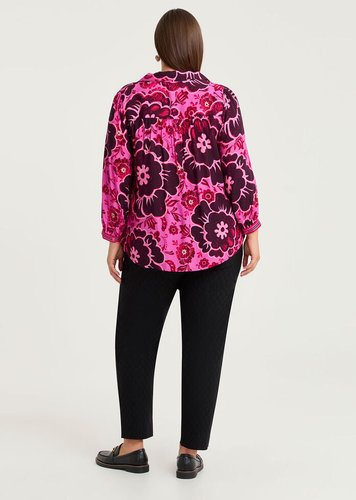 Shop Plus Size Natural Fluer Tunic, Floral | Taking Shape NZ