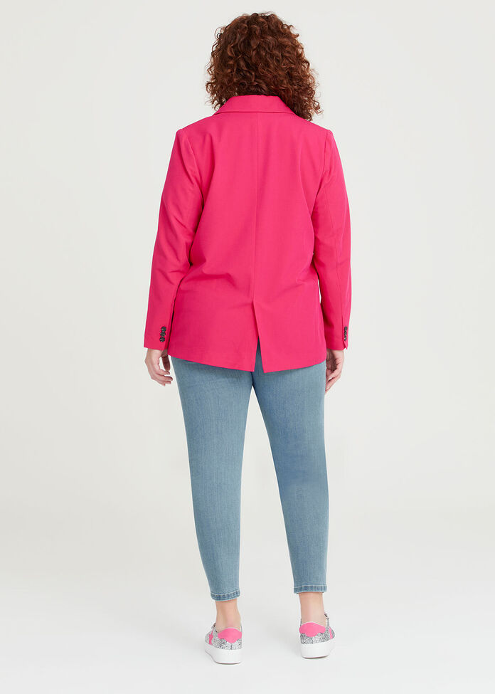 Shop Plus Size The Classic Blazer, Red | Taking Shape AU