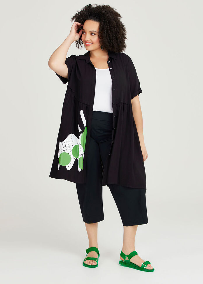 Shop Plus Size Bamboo Lime Light Tier Shirt, Multi | Taking Shape AU