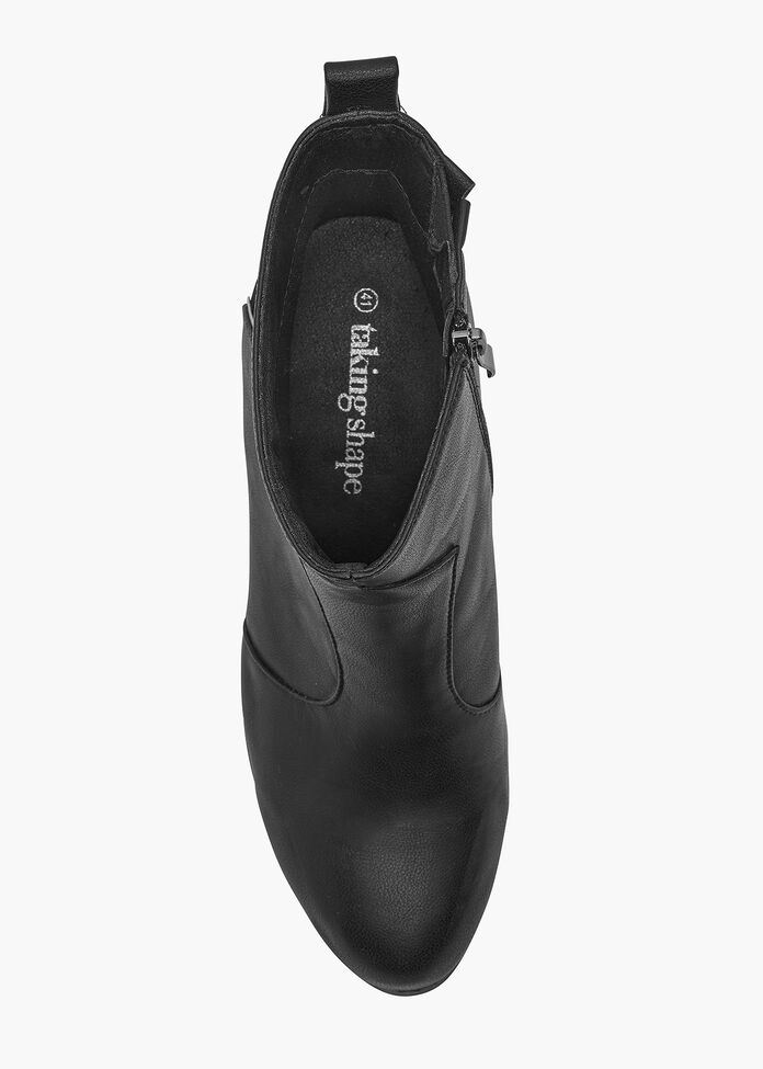 Shop Black Star Side Zip Boot | Comfortable Shoes | Taking Shape AU