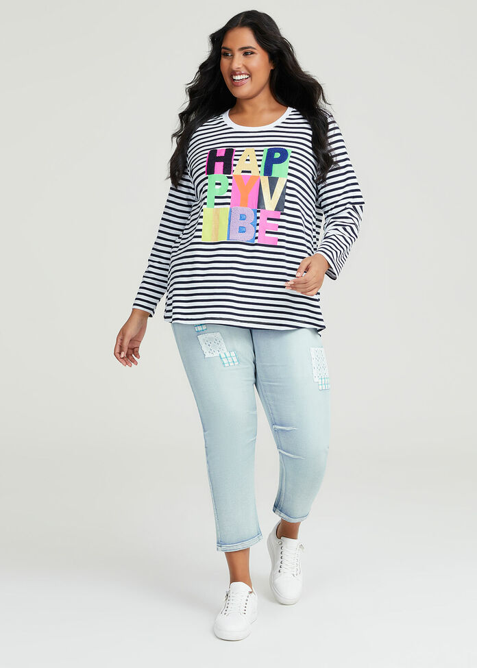 Shop Plus Size Broderie Patchwork Jean, Blue | Taking Shape AU