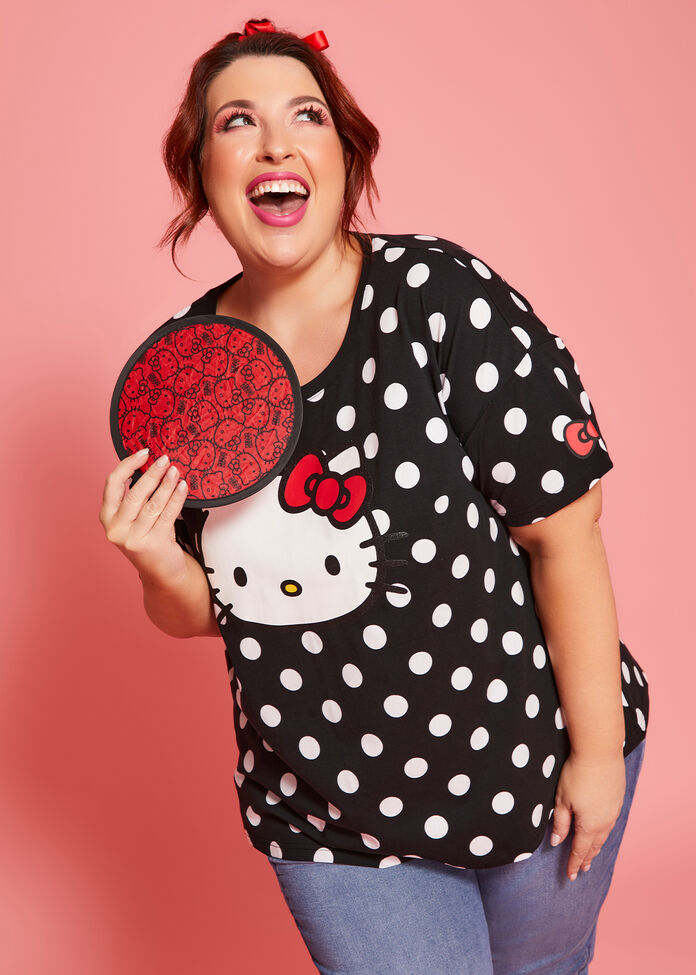 Shop Hello Kitty Red Twist Fan in Red | Accessories | Taking Shape AU