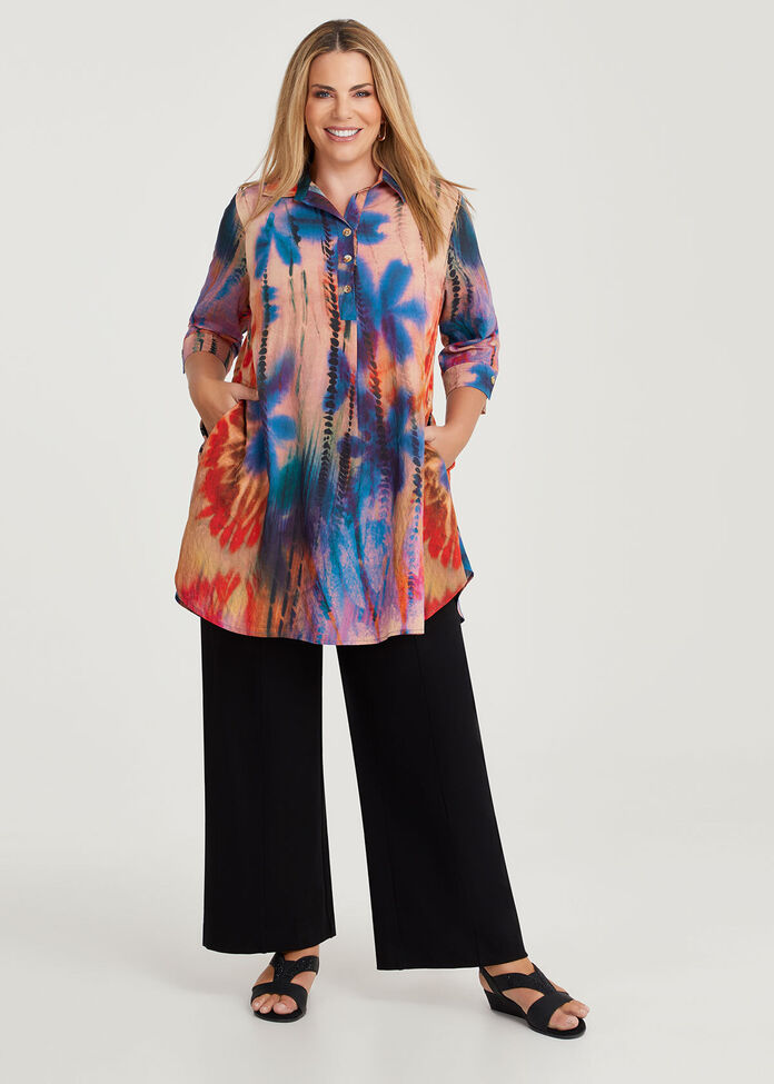 Shop Plus Size Revival Natural Swing Tunic, Multi | Taking Shape AU