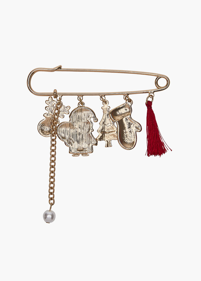 Shop Christmas Charm Pin & Brooch | Accessories | Taking Shape