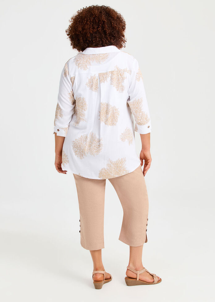 Shop Plus Size Embroidery Puff Print Shirt, Multi | Taking Shape AU