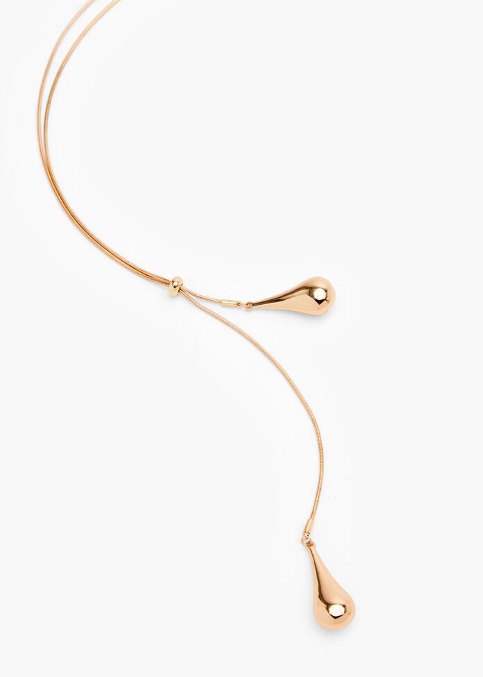 Shop Teardrop Lariat Necklace | Accessories | Taking Shape AU