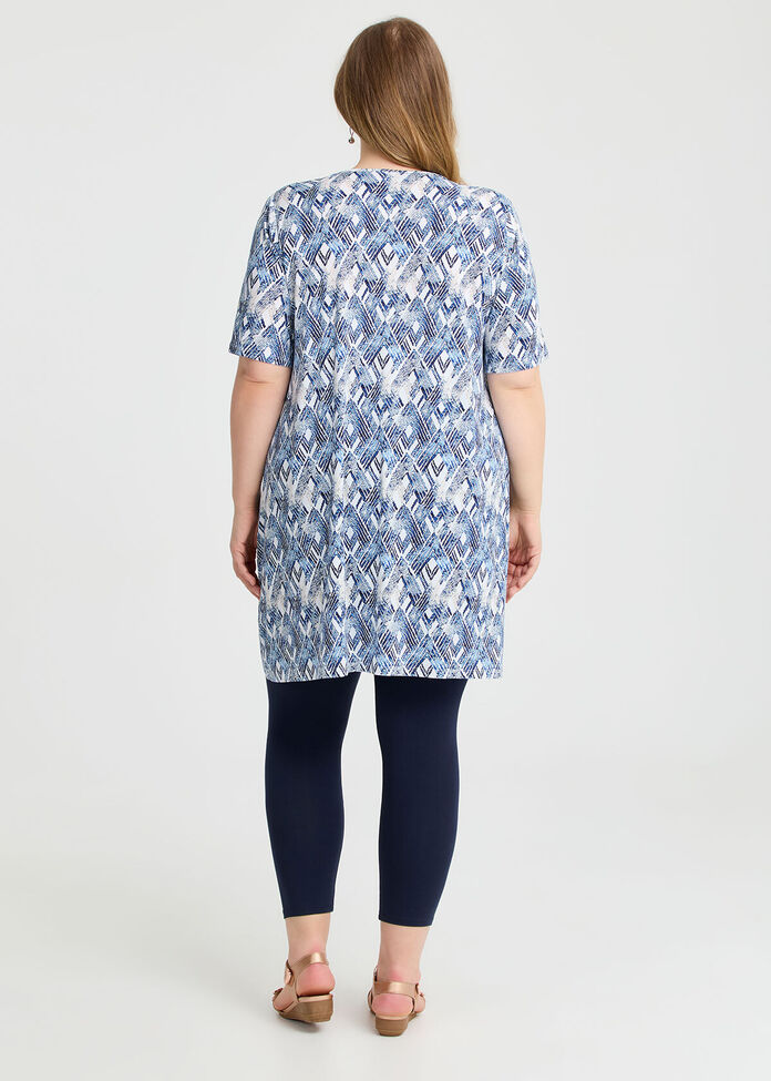 Shop Plus Size Print Short Sleeve Tunic, Print | Taking Shape UK