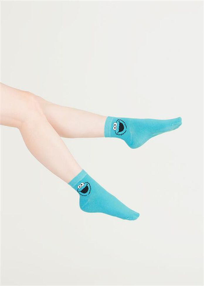 Shop Set/3 Cookie Monster Socks in Multi | Accessories | Taking Shape AU