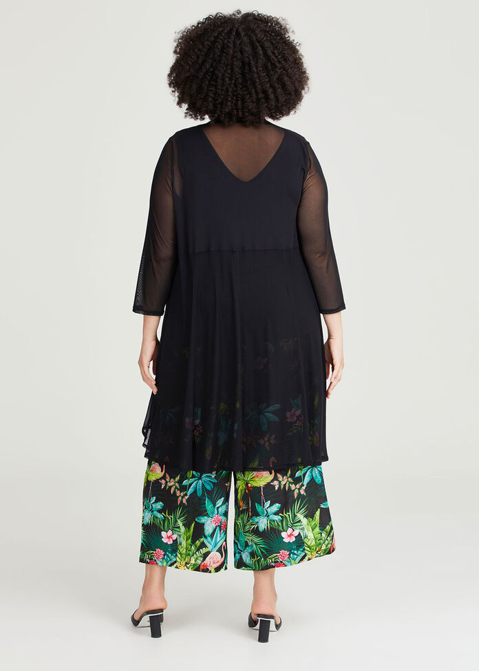 Shop Plus Size Mesh Essential Cardigan, Black | Taking Shape AU