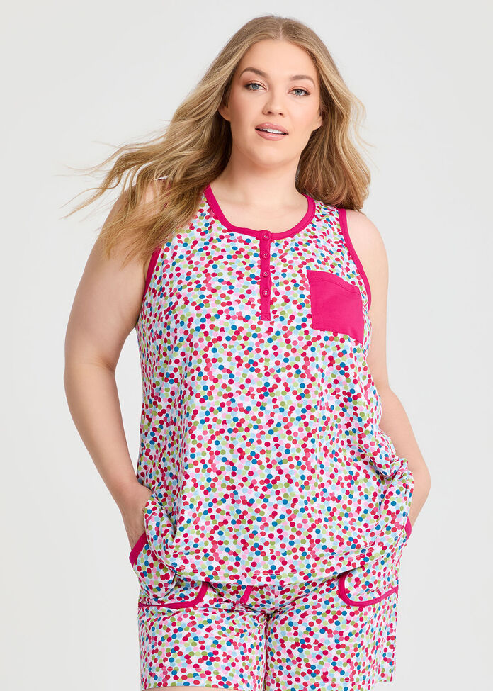 Shop Plus Size Australian Cotton Spot Pj Top, | Taking Shape AU