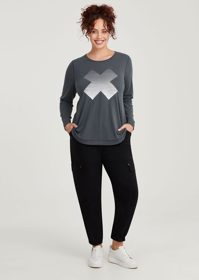 Shop Plus Size Active Splice Mesh Top, Grey | Taking Shape AU