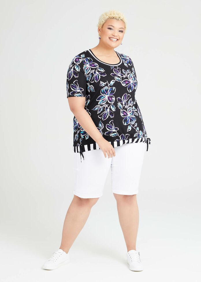 Shop Plus Size Natural Floral Boheme Top in Print | Taking Shape AU