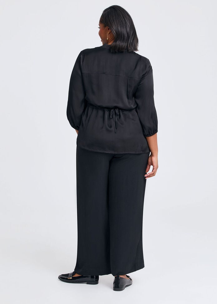 Shop Plus Size Natural Onyx Top, Black | Taking Shape AU