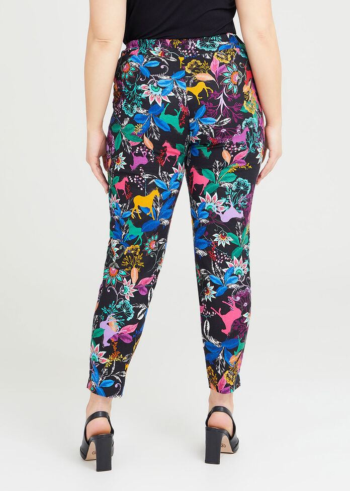 Shop Plus Size Giddy Up Linen Suit Pant, Multi | Taking Shape AU