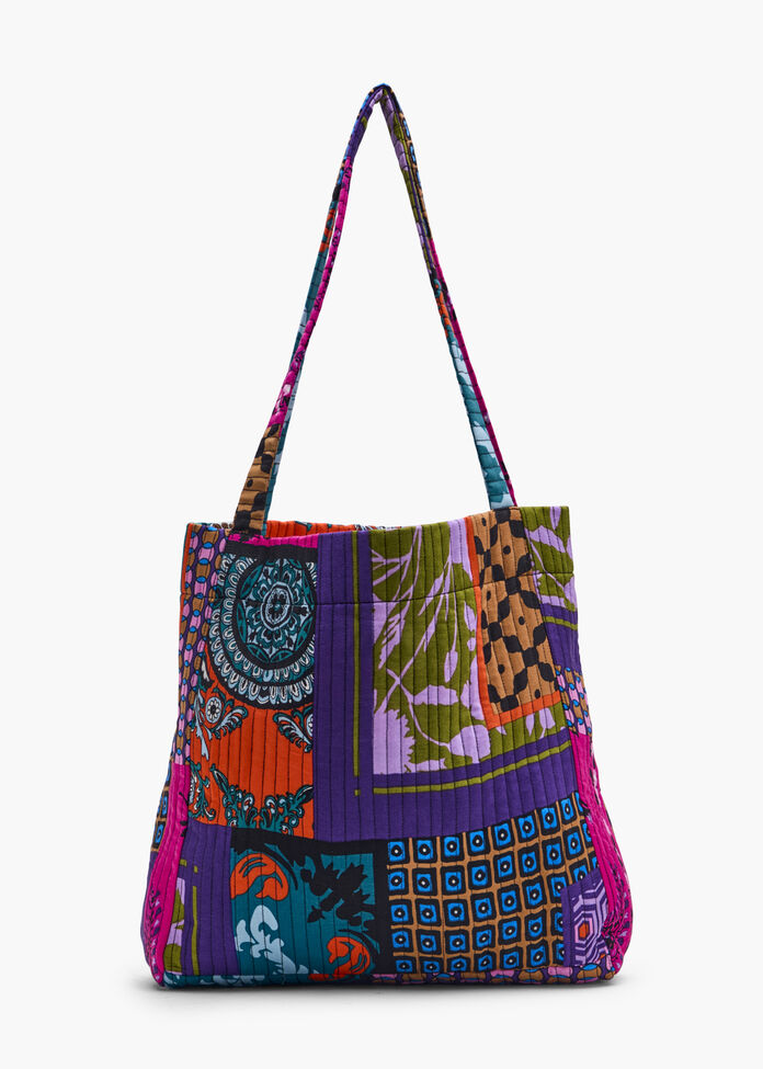 Shop Quilted Reversible Tote in Multi | Accessories | Taking Shape AU