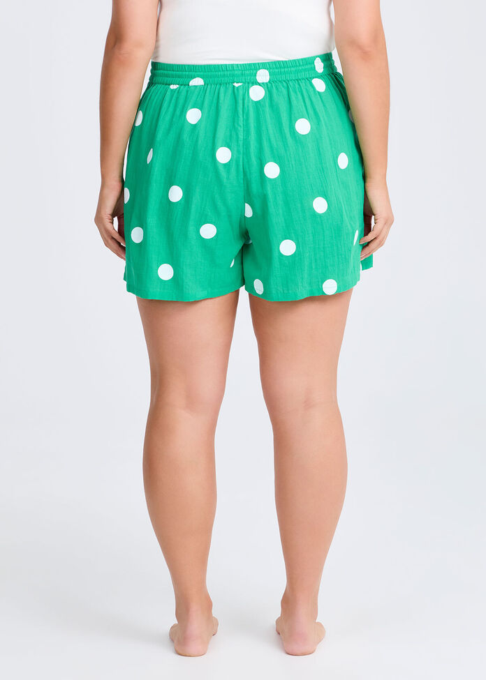 Shop Plus Size Cotton Spot Beach Short, Multi | Taking Shape NZ