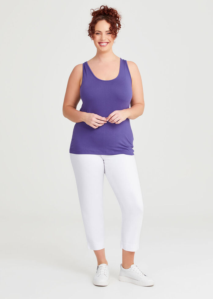 Plus Size Bamboo Base Cami in Blue Purple | Taking Shape AU