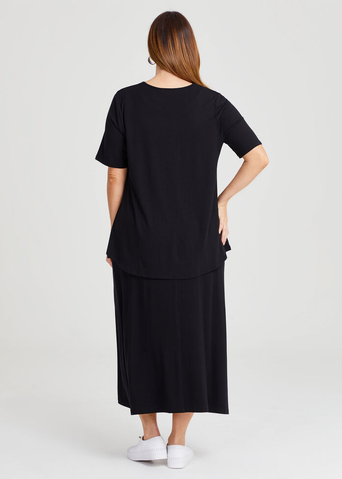 Shop Plus Size Natural Bloom Top in Black | Taking Shape AU