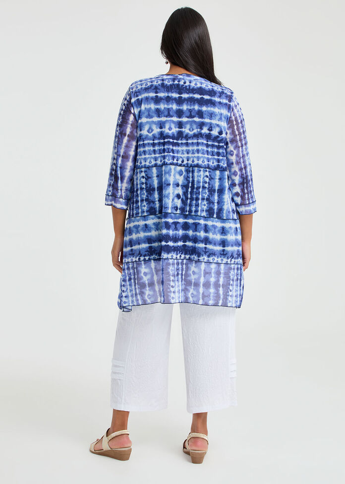 Shop Plus Size Linna Indigo Cardigan, Multi | Taking Shape AU