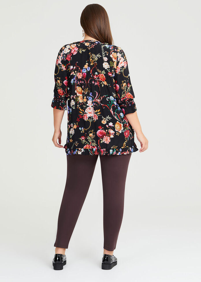 Shop Plus Size Natural Winter Floral Top, Multi | Taking Shape AU