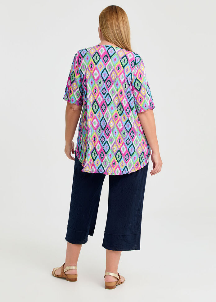 Shop Plus Size Emmy Asymmetric Top, Multi | Taking Shape AU