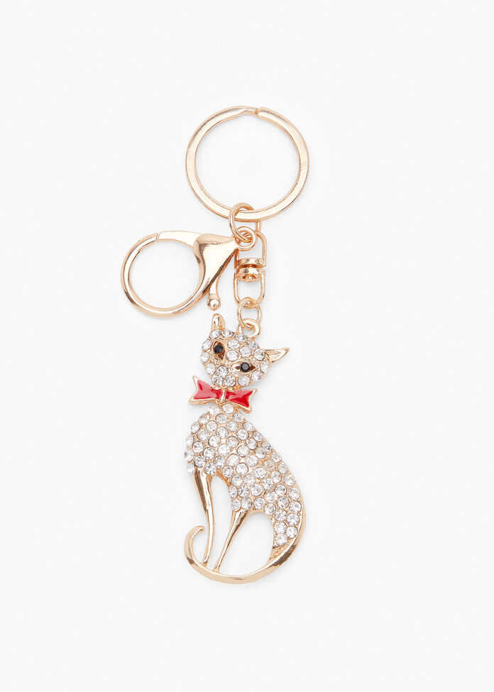Shop Bling Cat Keychain in Black | Accessories | Taking Shape AU