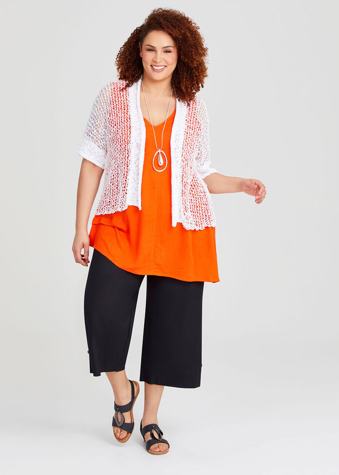 Shop Plus Size Side Tuck Natural Tank, White | Taking Shape AU