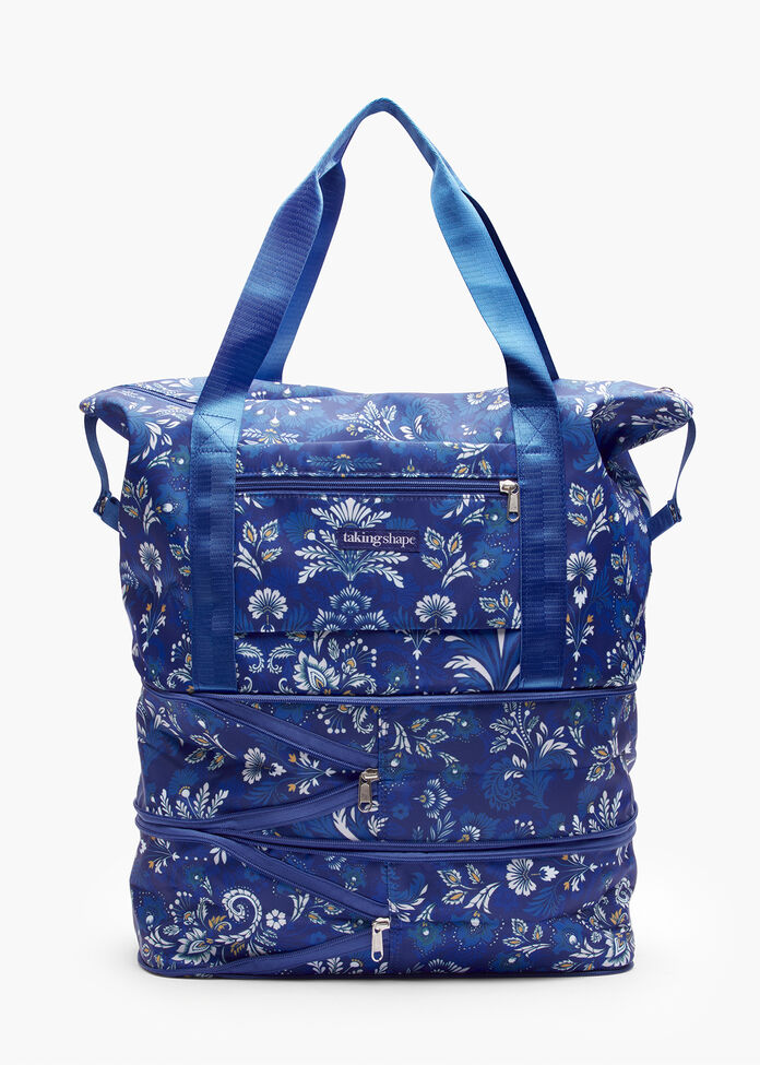 Shop Expandable Travel Bag in Blue | Accessories | Taking Shape NZ