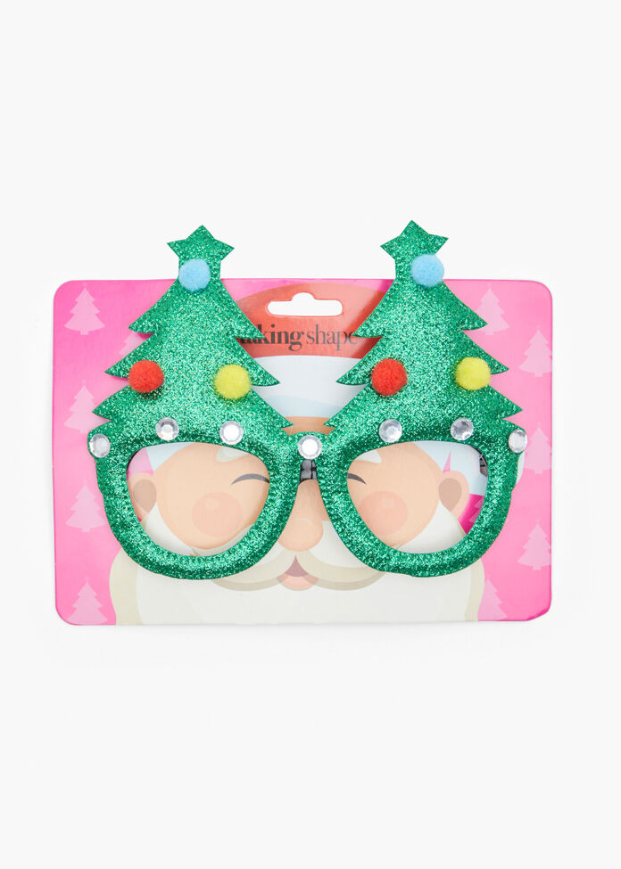 Shop Christmas Tree Glasses in Green | Accessories | Taking Shape AU