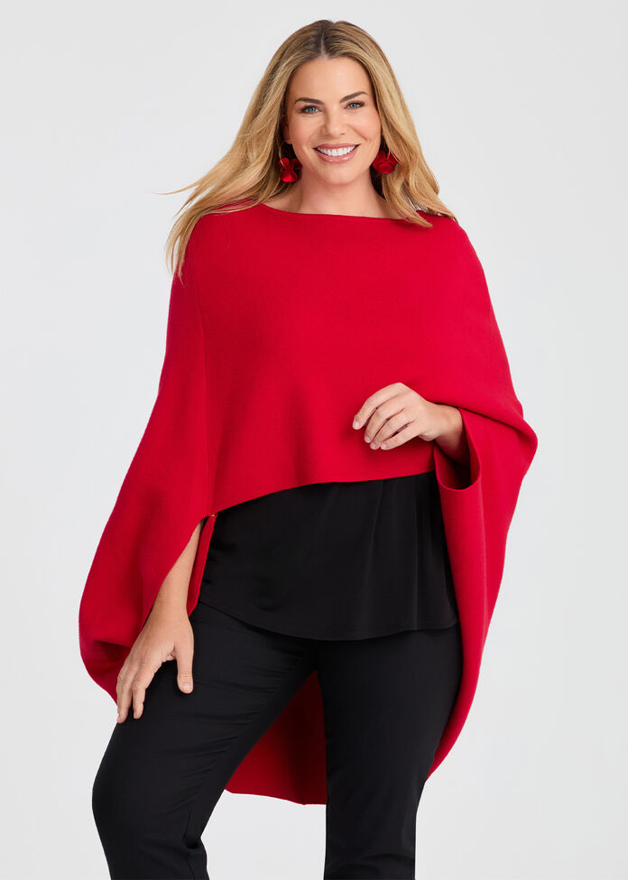 Shop By Your Side Cape in Red | Accessories | Taking Shape AU