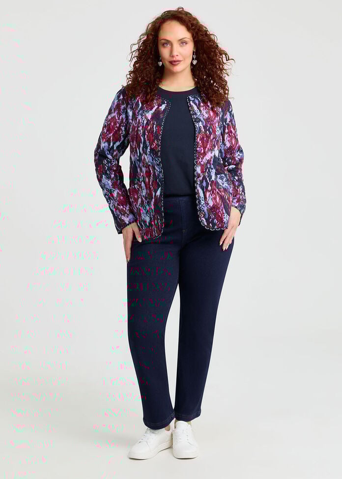 Shop Plus Size Natural Ikat Reversible Jacket, Multi | Taking Shape UK
