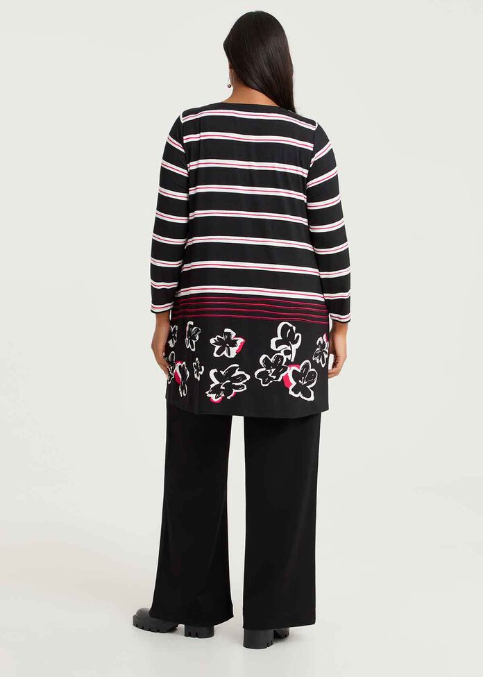 Shop Plus Size Natural Myra Stripe Tunic, Multi | Taking Shape NZ