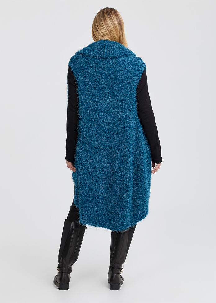 Shop Plus Size Boucle Vest, Green | Taking Shape AU