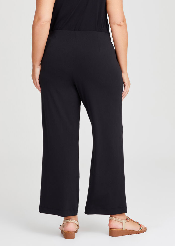 Tall Plus Size Audrey Wide Leg Pants Black | Taking Shape AU
