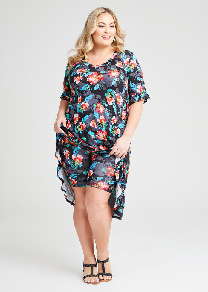 Shop Plus Size Bamboo Azalea Shift Dress, Multi | Taking Shape AU