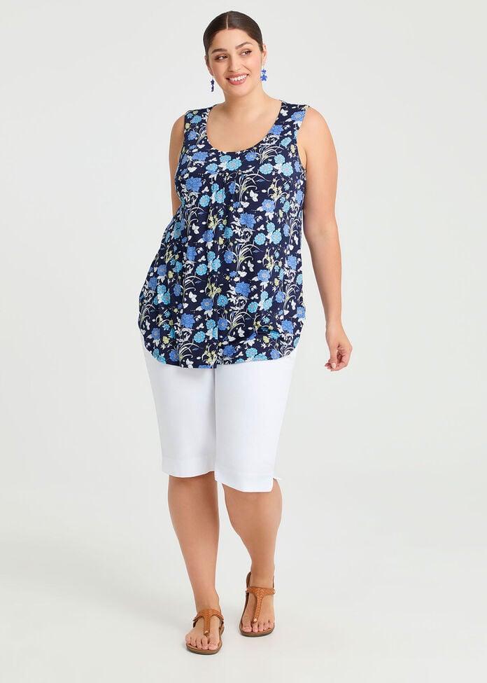Shop Plus Size Floral Tank, Blue | Taking Shape AU