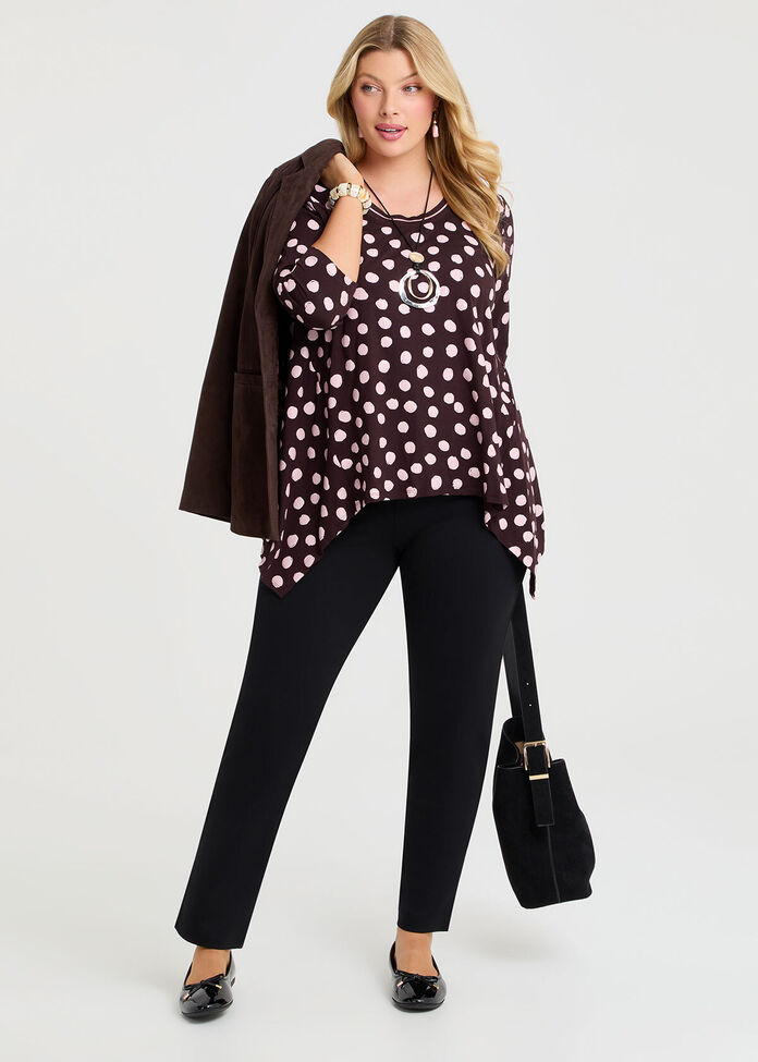Shop Plus Size Natural Renee Top, Spots | Taking Shape NZ