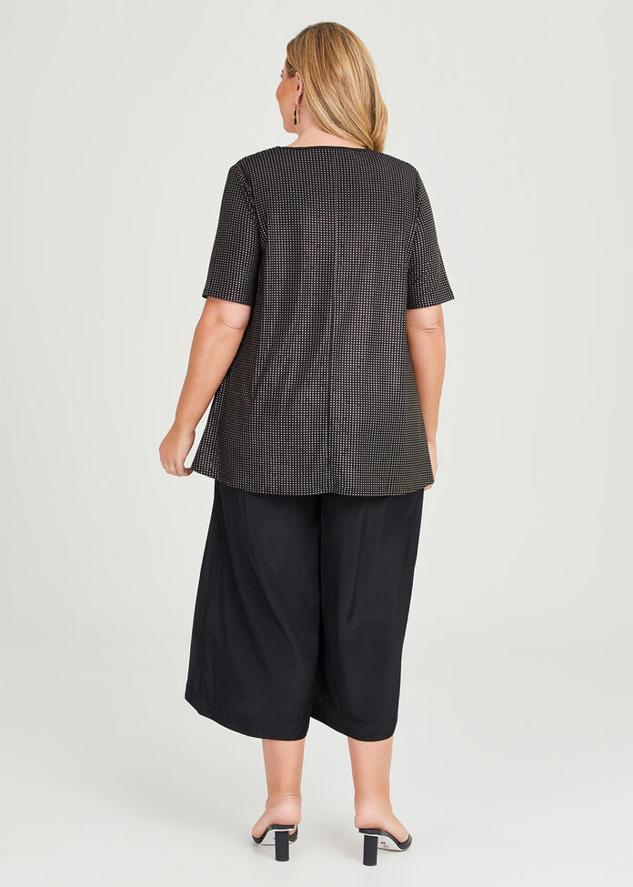 Shop Plus Size Foil Knit Top in Black | Taking Shape AU