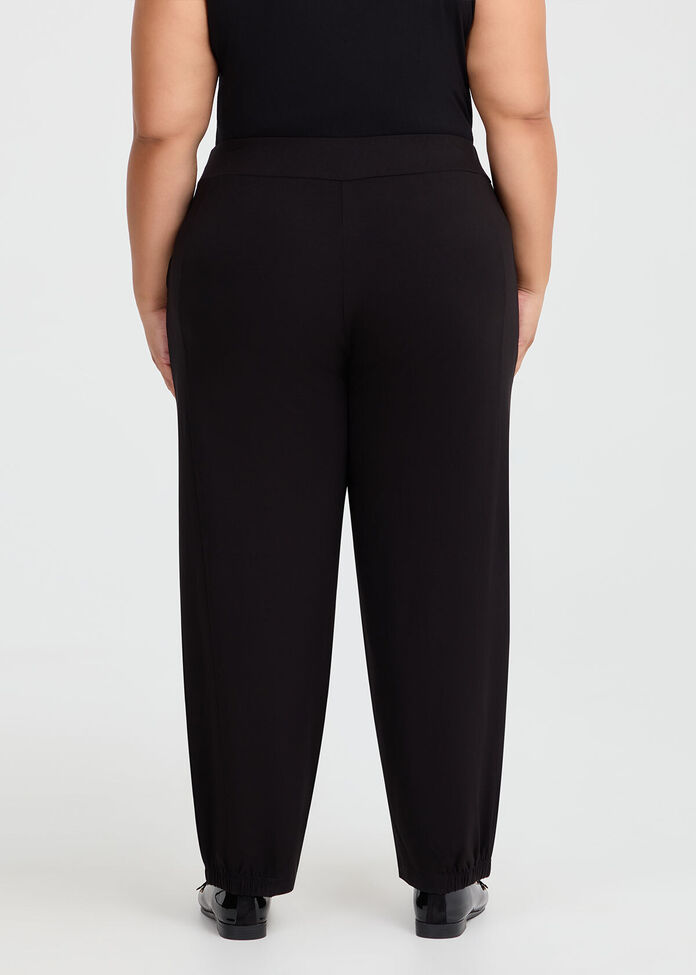 Shop Plus Size Lantern Pocket Natural Pant, Black | Taking Shape NZ